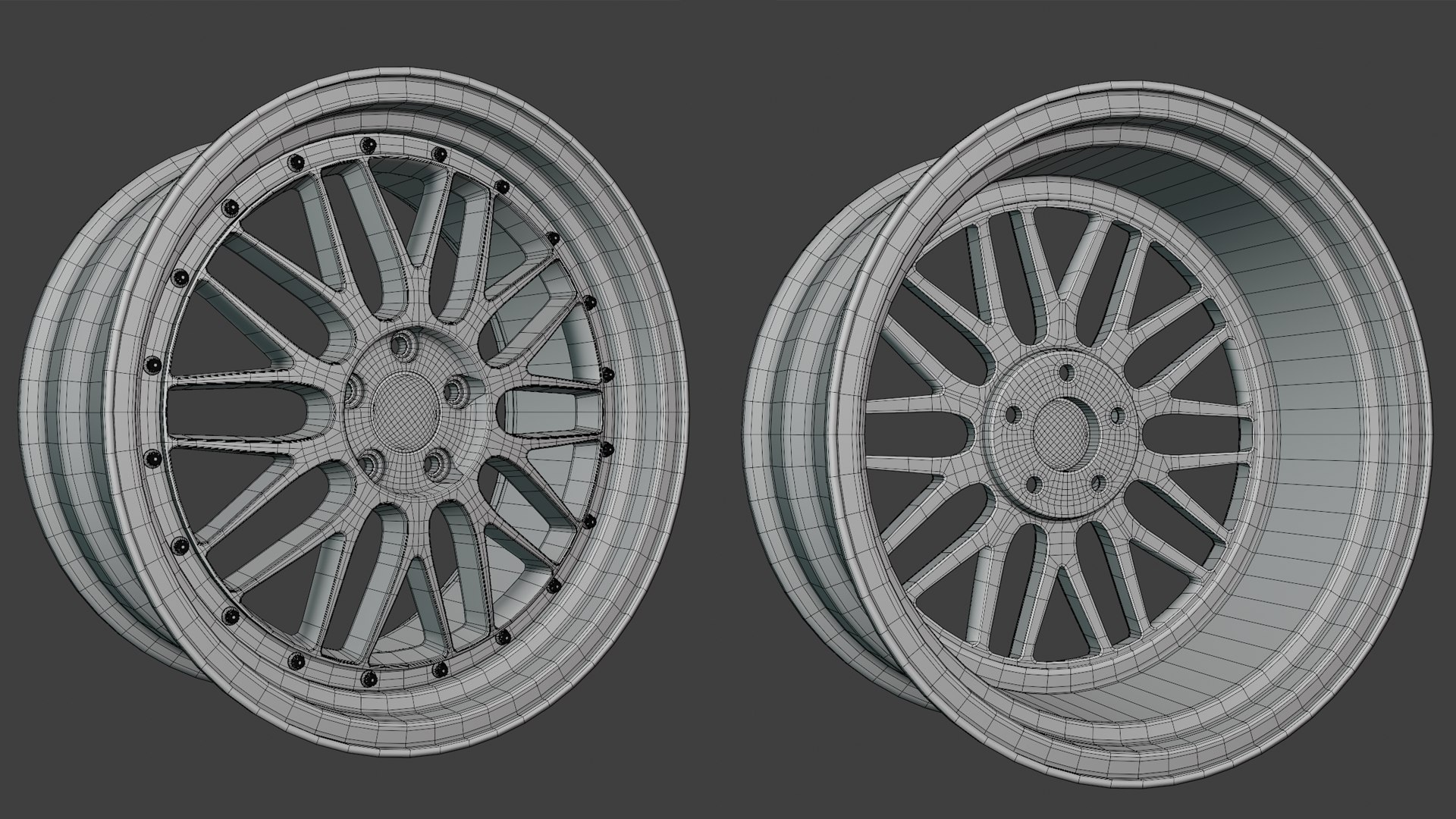 BBS LM 20 Inch Car Wheel Rim Model 3D - TurboSquid 1979010