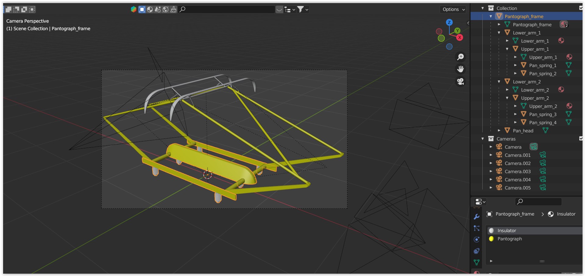 3D Pantograph - TurboSquid 2021512