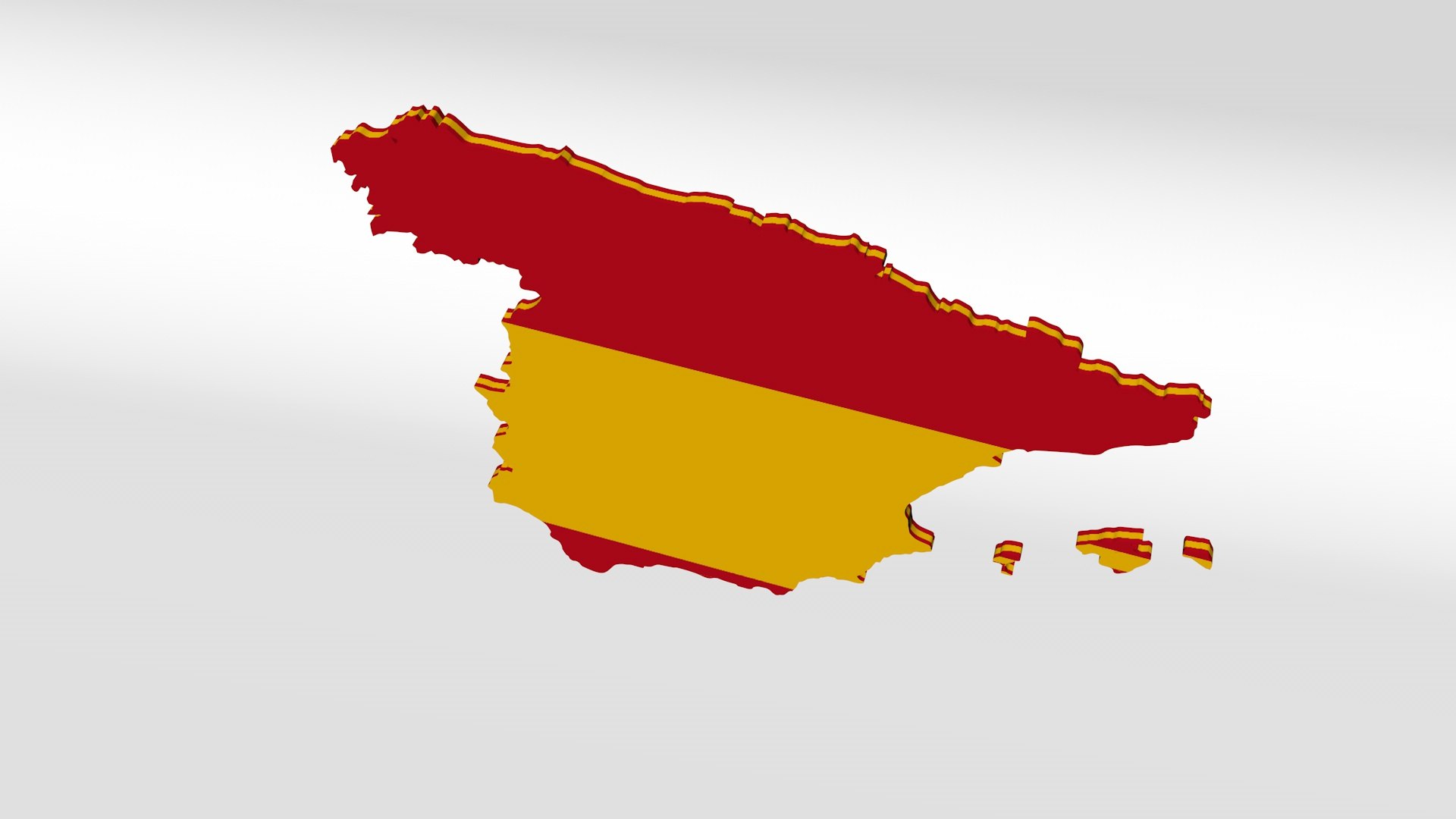 3D Map Of Spain 3D Model Model - TurboSquid 1786650