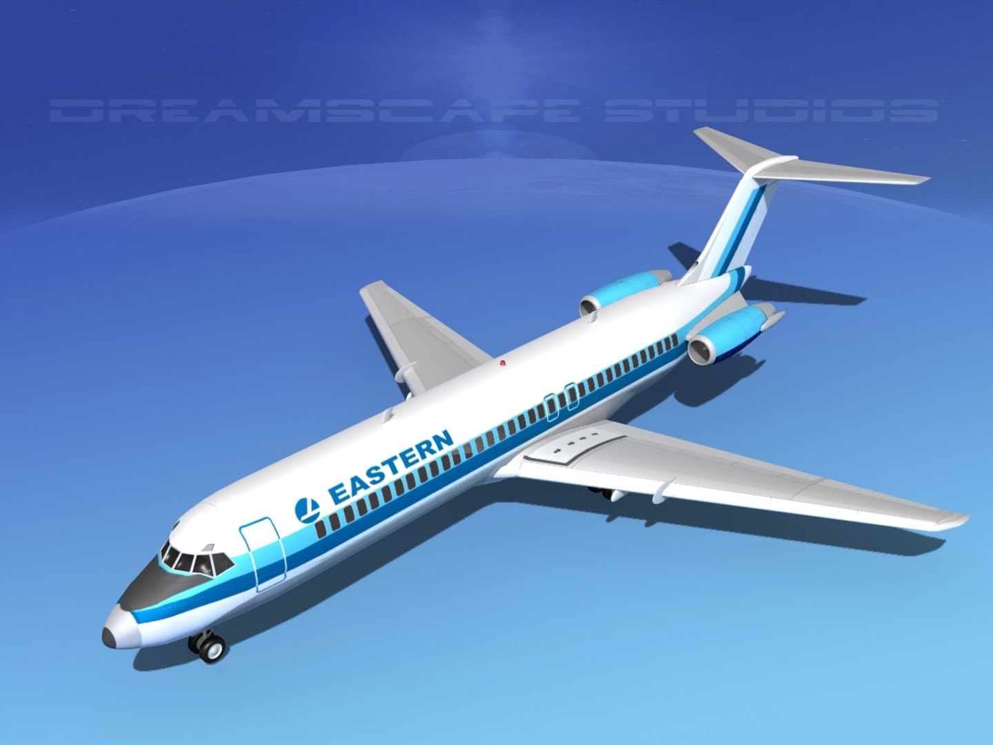 Dc-9-30 Dc-9 3d Model