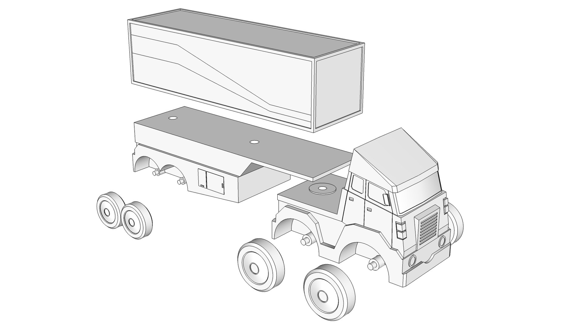 Toy Trailer Model - TurboSquid 1392229
