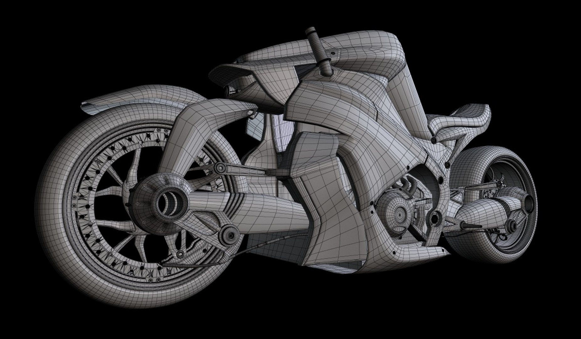 3d Model Ostoure Motorcycle Moto