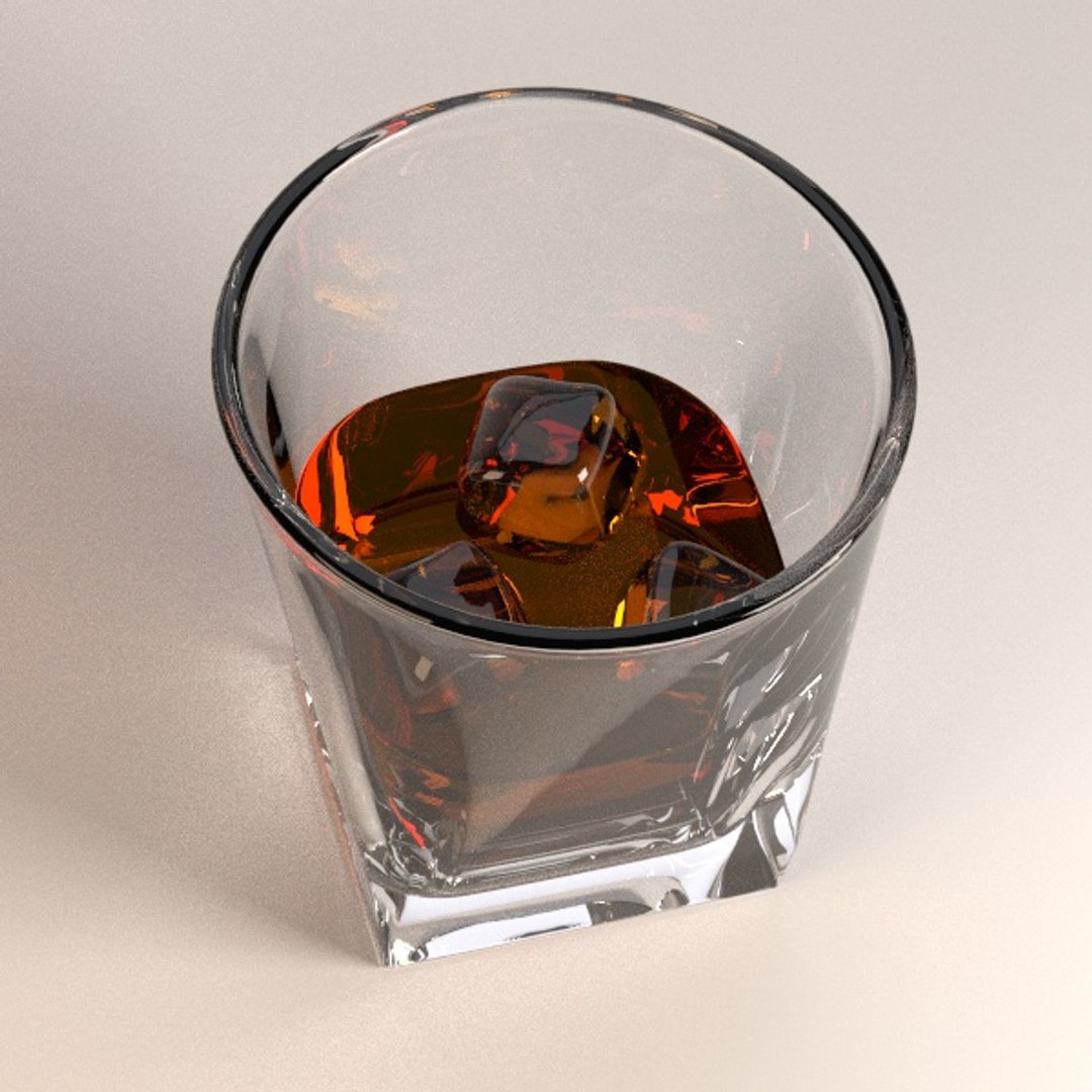 3d Model Alcoholic Drink