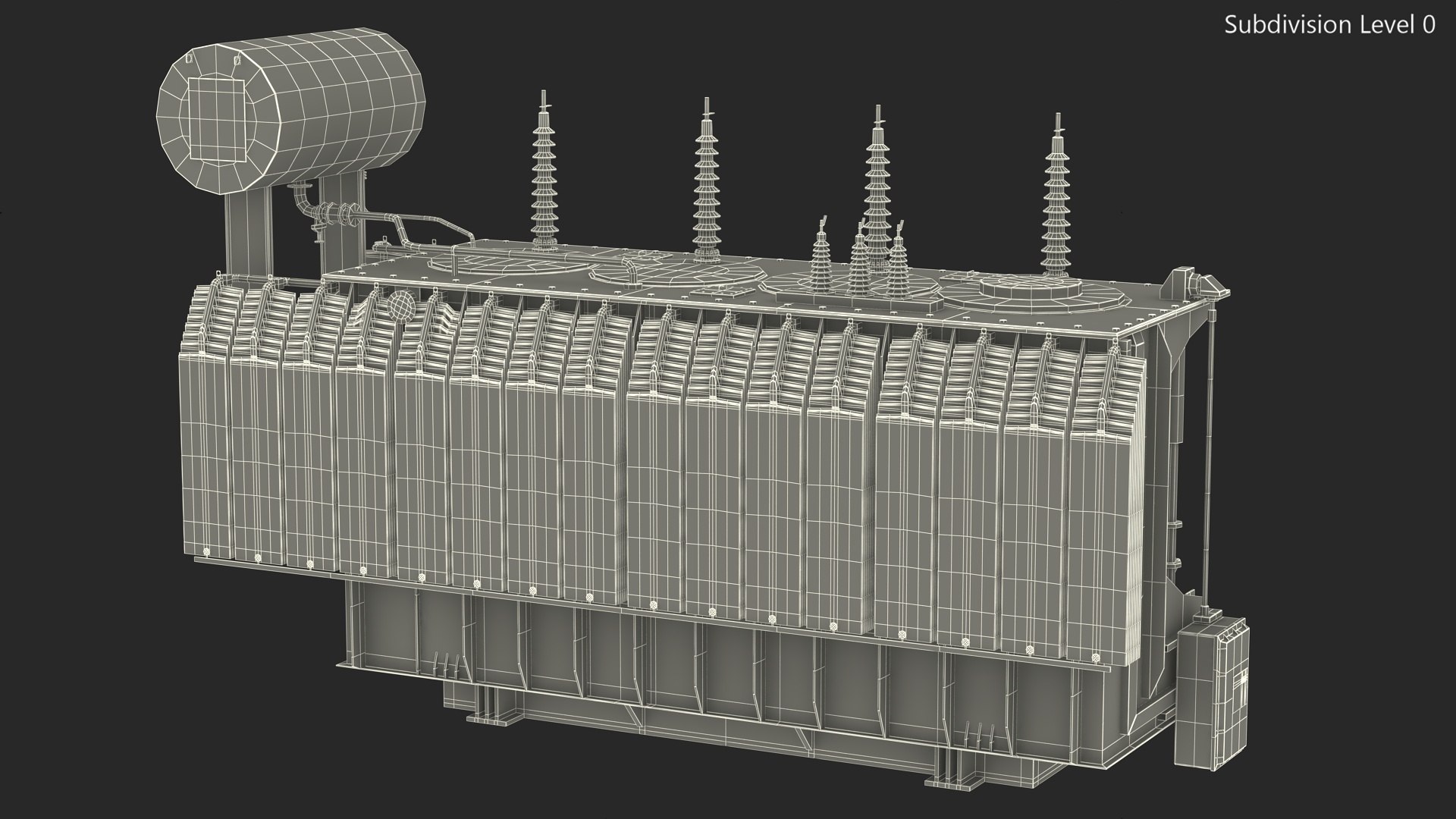 3D Electrical Transformer Inner Construction model - TurboSquid 2168148