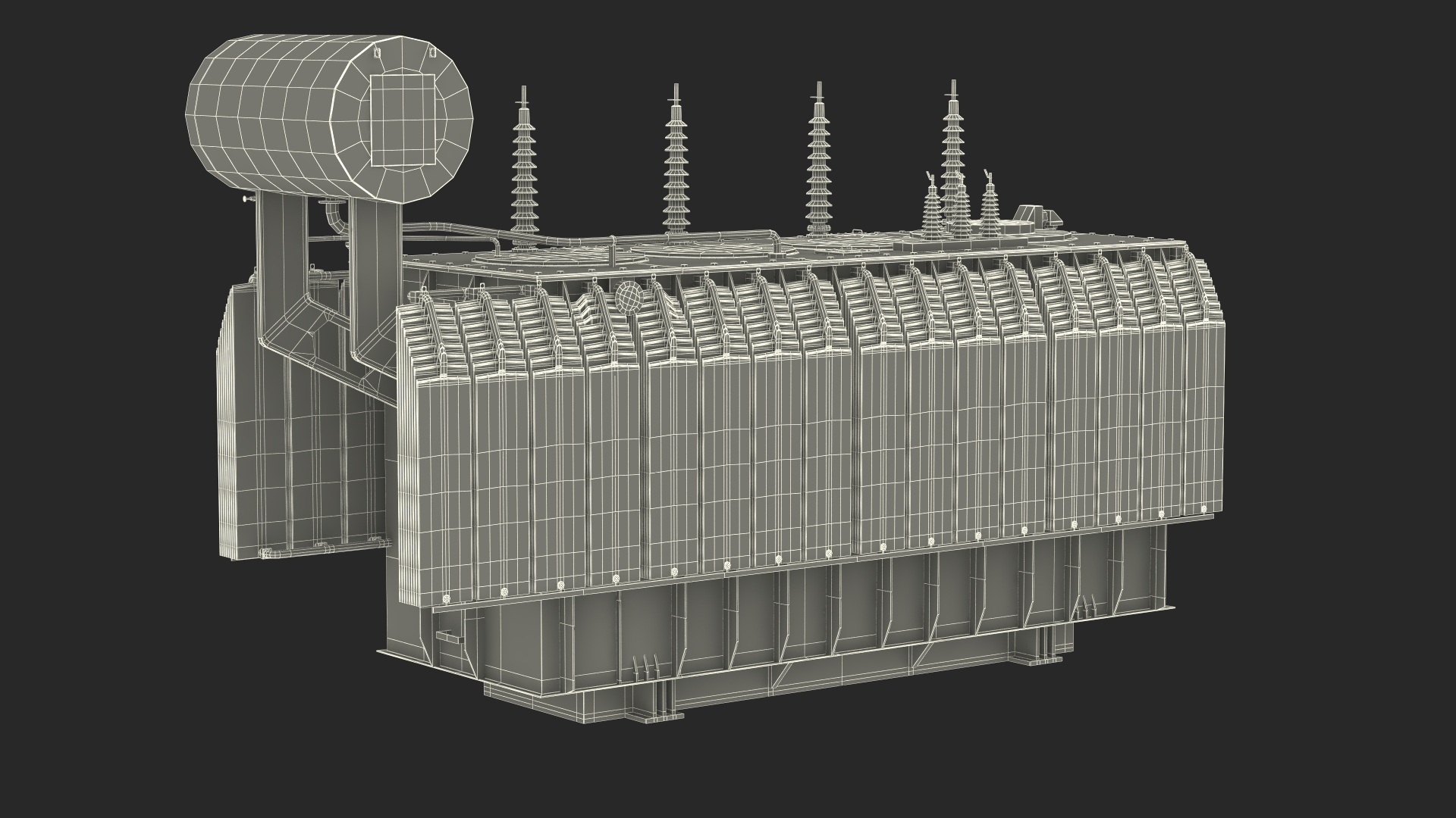 3D Electrical Transformer Inner Construction model - TurboSquid 2168148