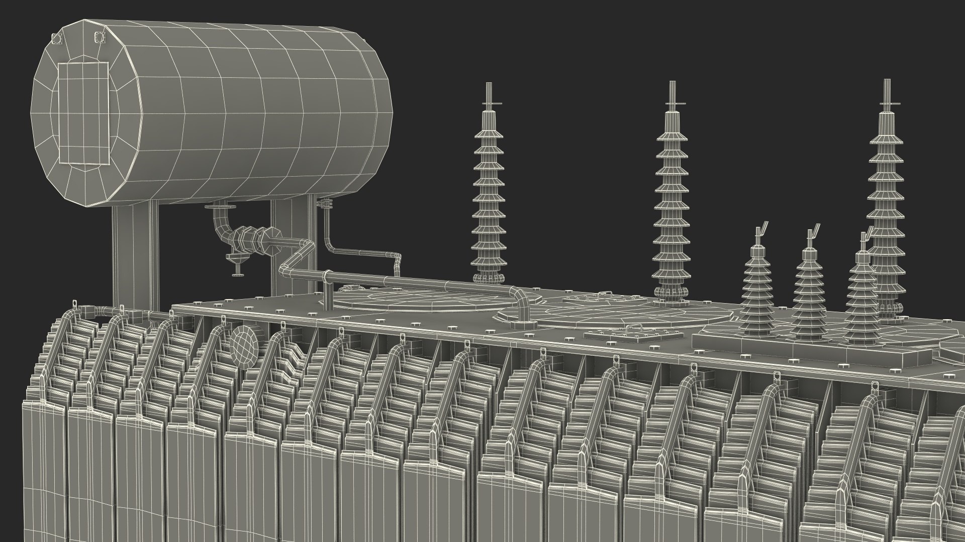 3D Electrical Transformer Inner Construction model - TurboSquid 2168148