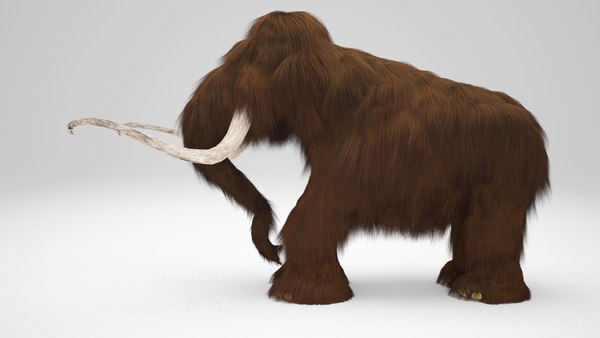 mammoth animation modelled 3d max