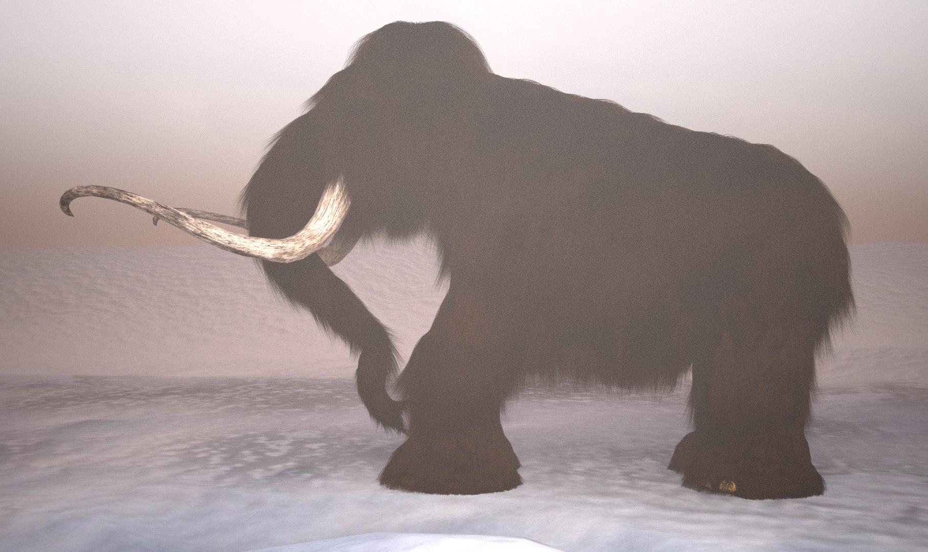 Mammoth Animation Modelled 3d Max