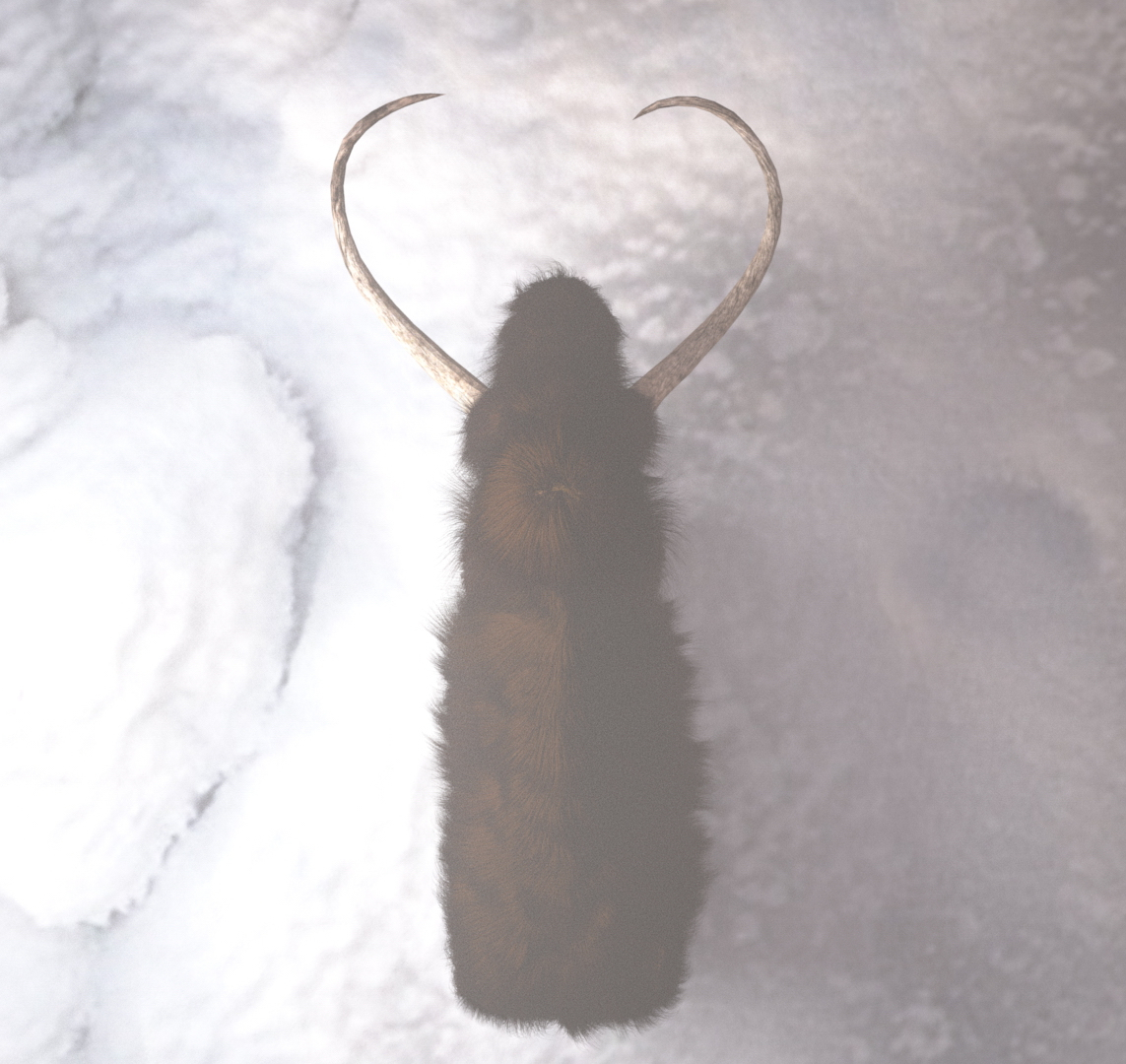 mammoth animation modelled 3d max