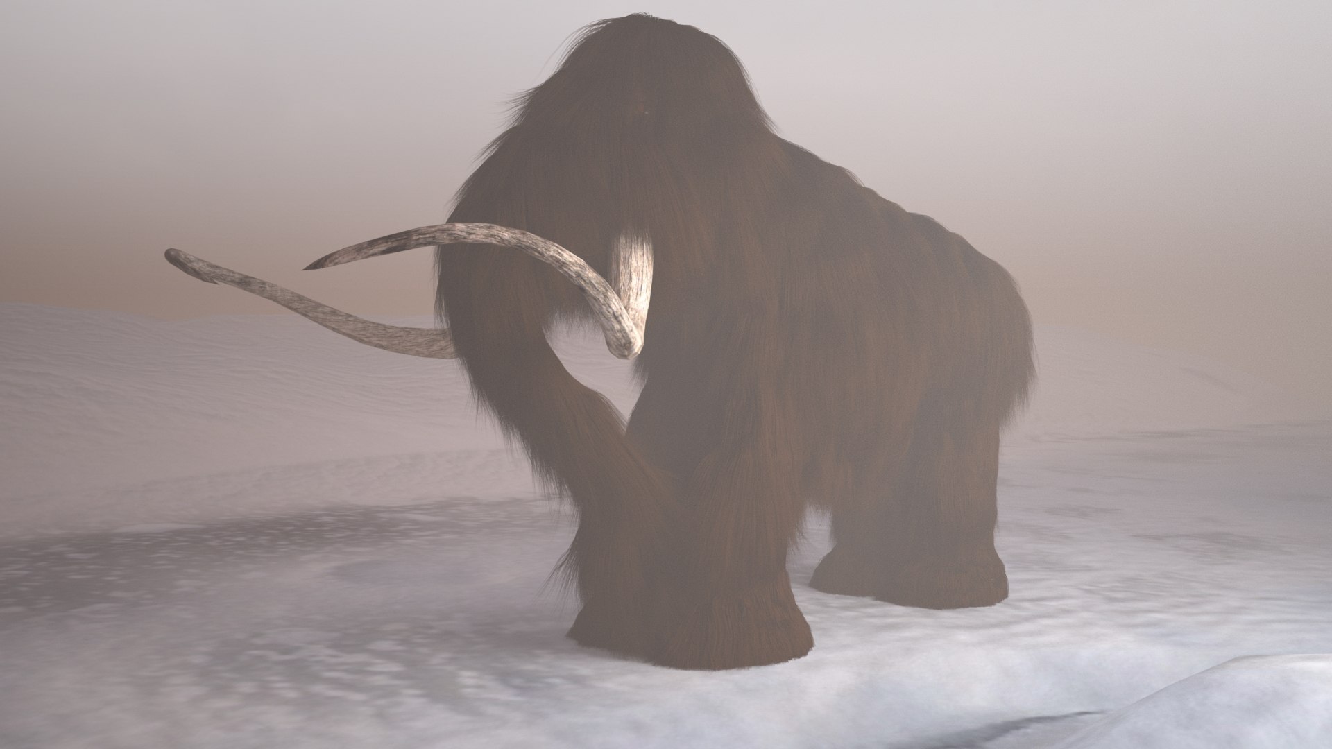 Mammoth Animation Modelled 3d Max