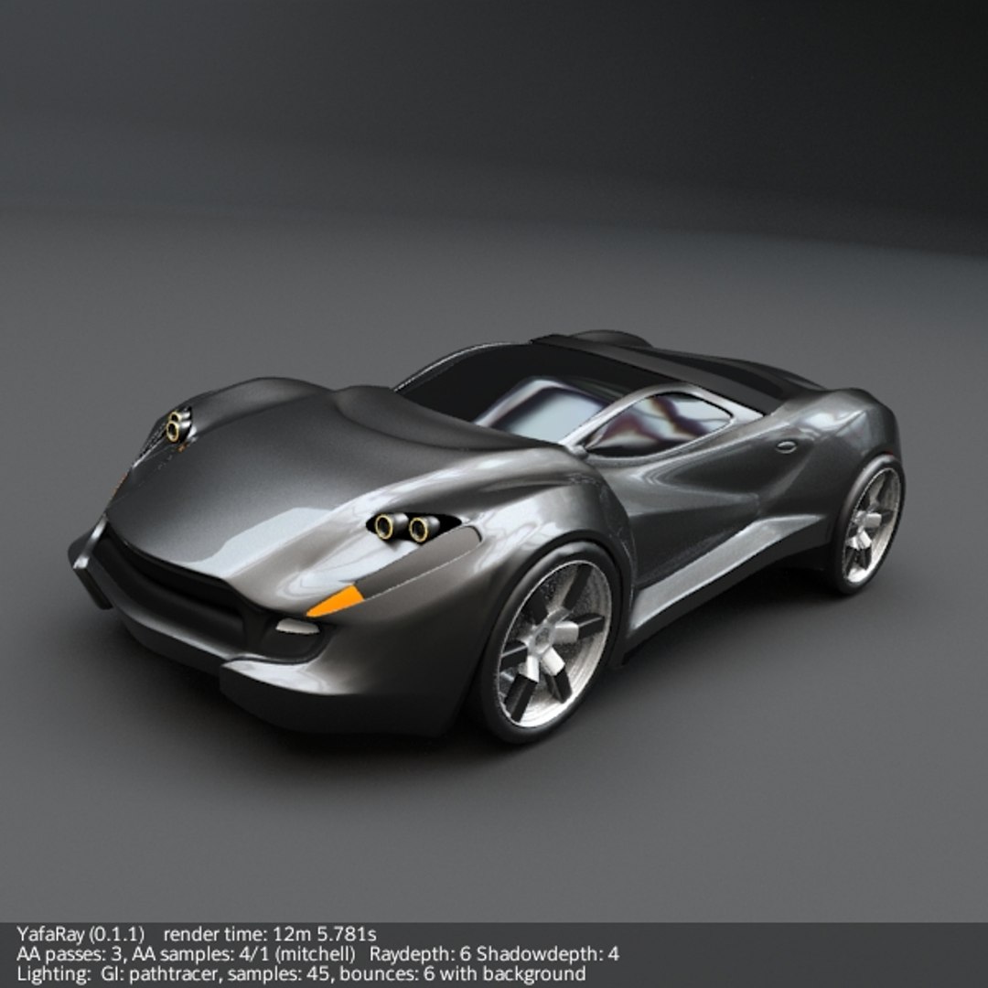 3d Coupe Concept Car