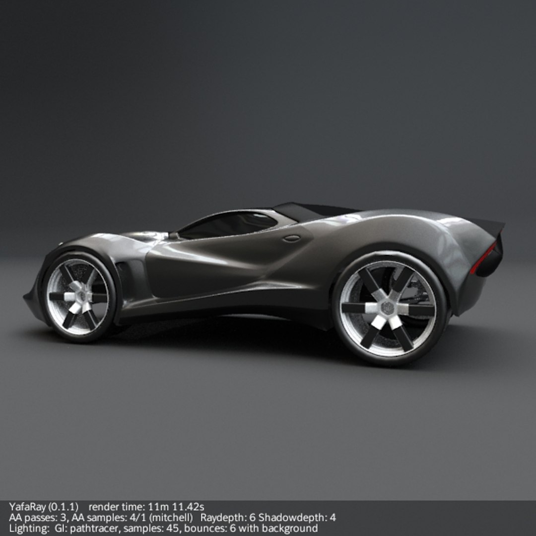 3d Coupe Concept Car