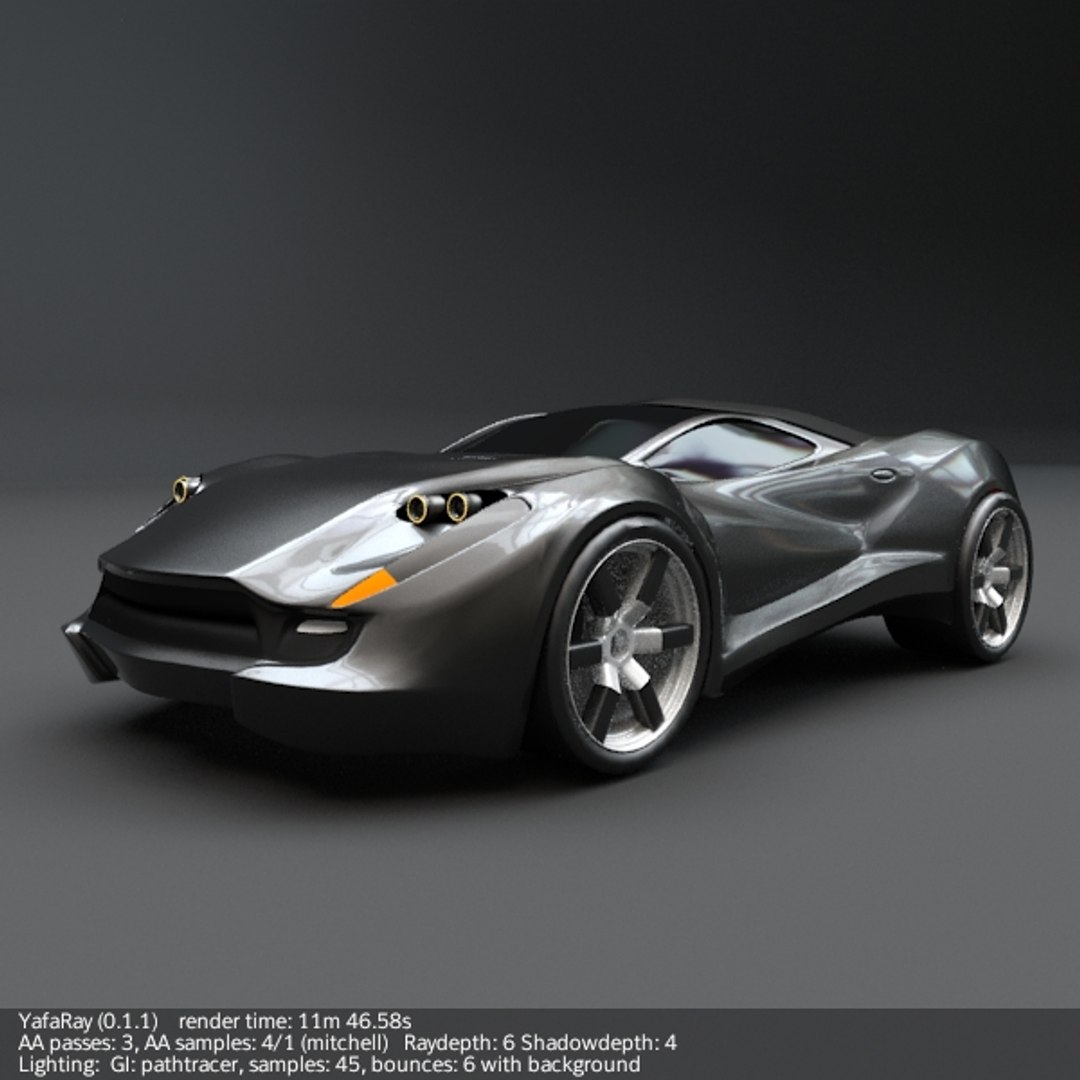3d Coupe Concept Car