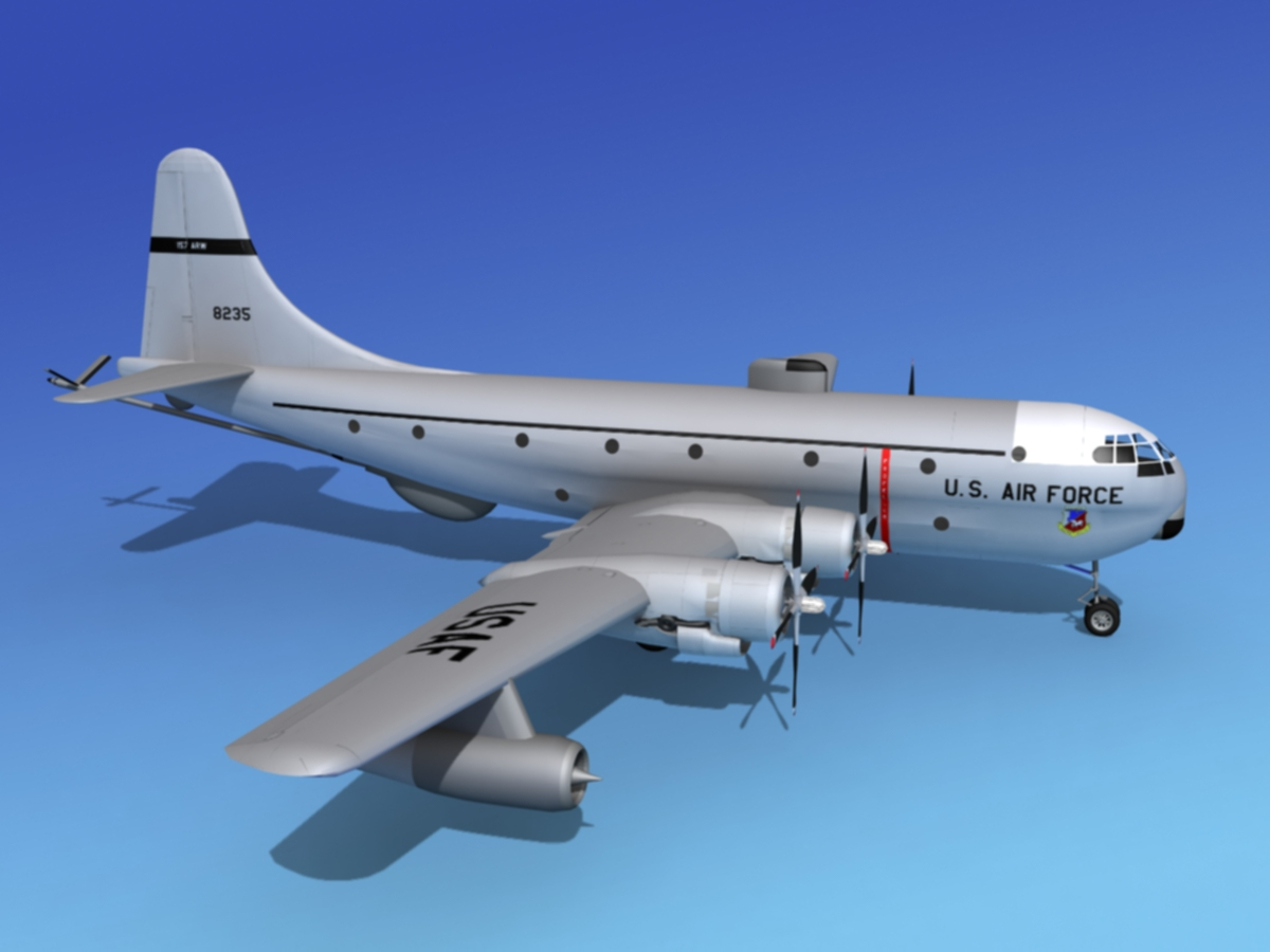 modelo 3d Boeing KC-97 Stratotanker USAF 1 - TurboSquid 869020