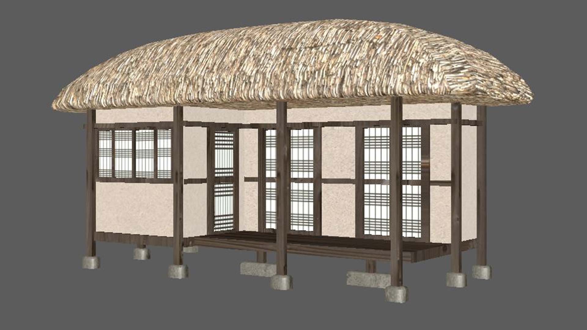 Low Poly Thatched House 3D Model - TurboSquid 1895143