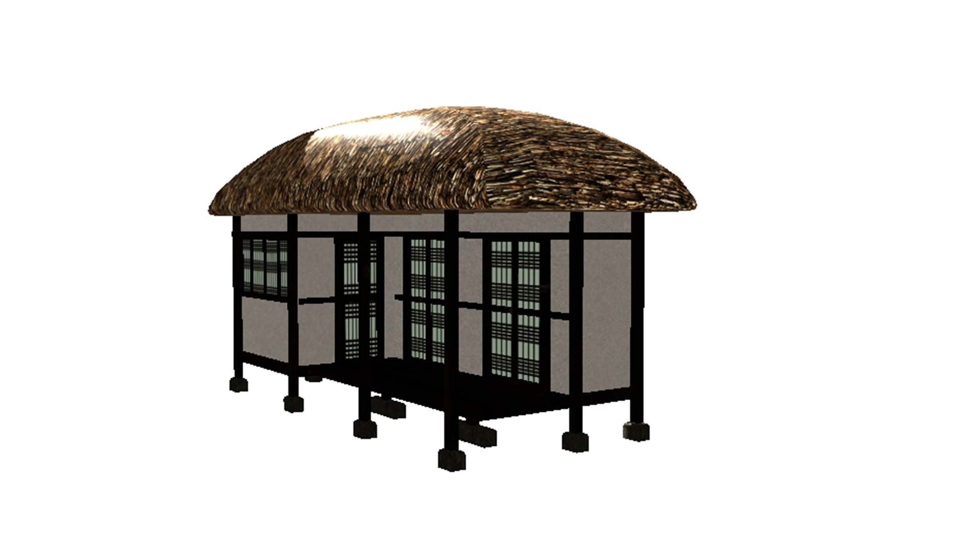 Low Poly Thatched House 3D Model - TurboSquid 1895143