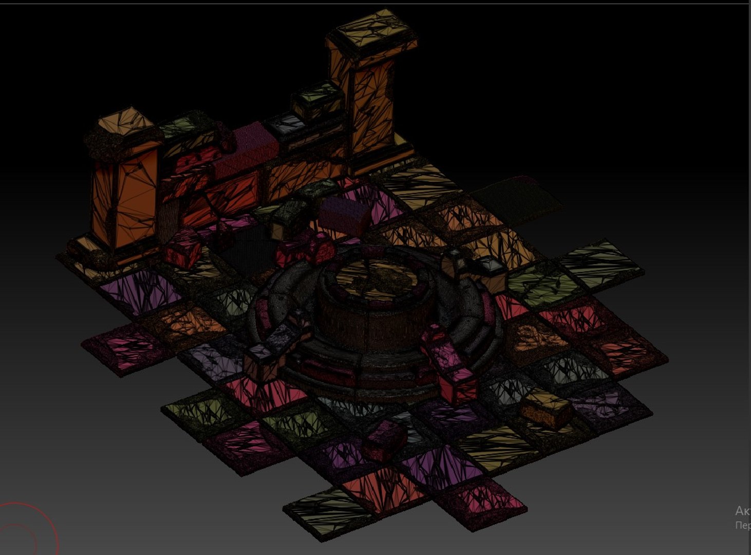 Cartoon Ruin 3D Model - TurboSquid 1472129
