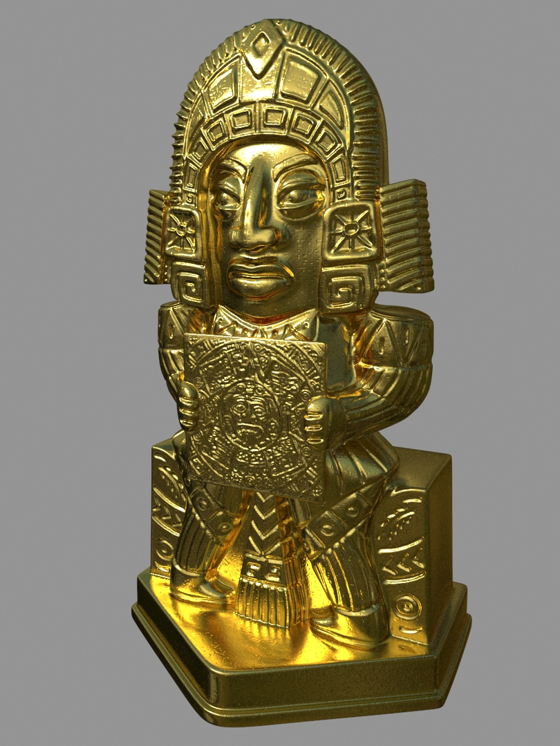 3d statue model