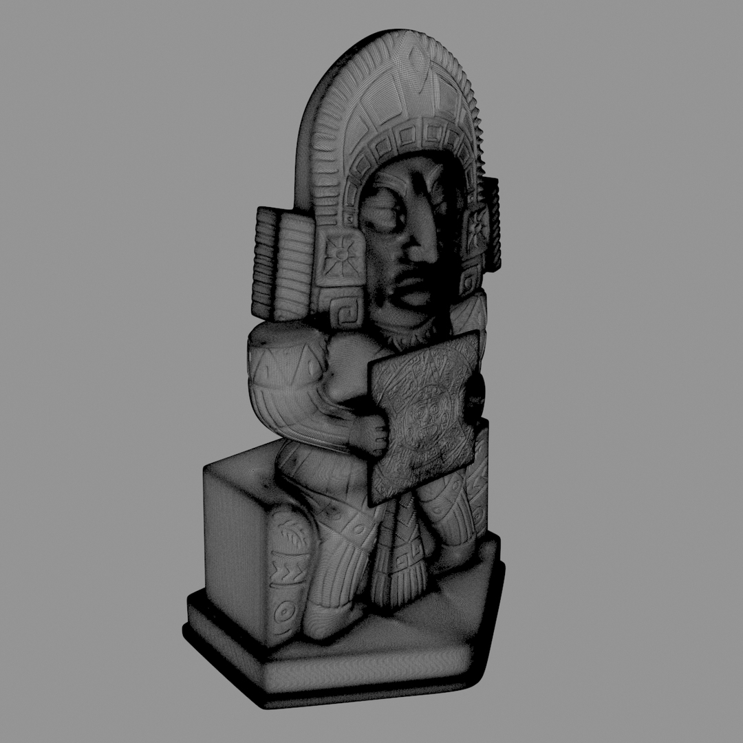 3d statue model