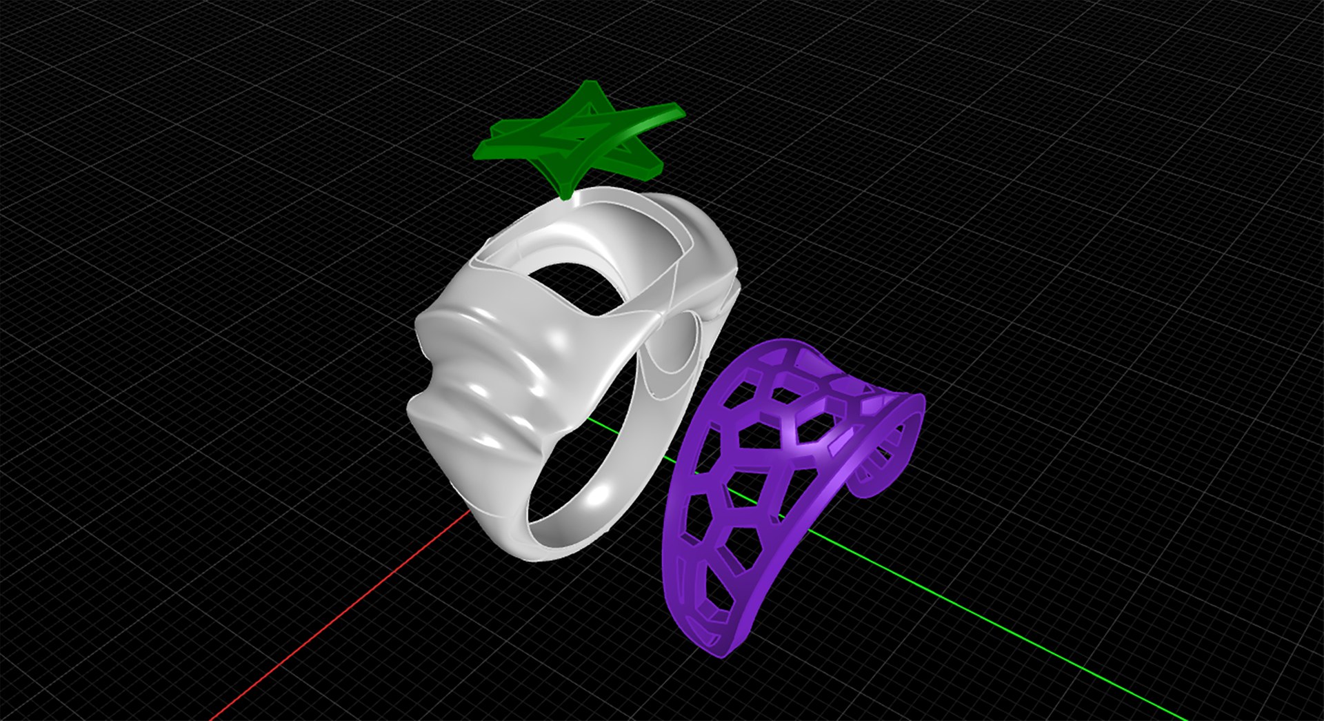 3D Star Ring - TurboSquid 2338316
