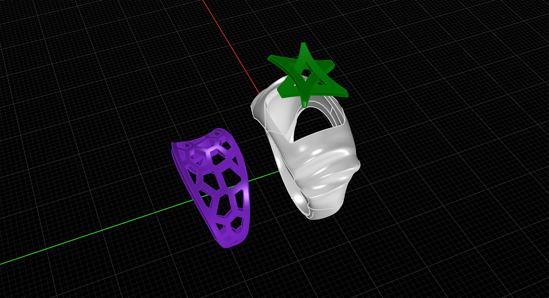 3D Star Ring - TurboSquid 2338316