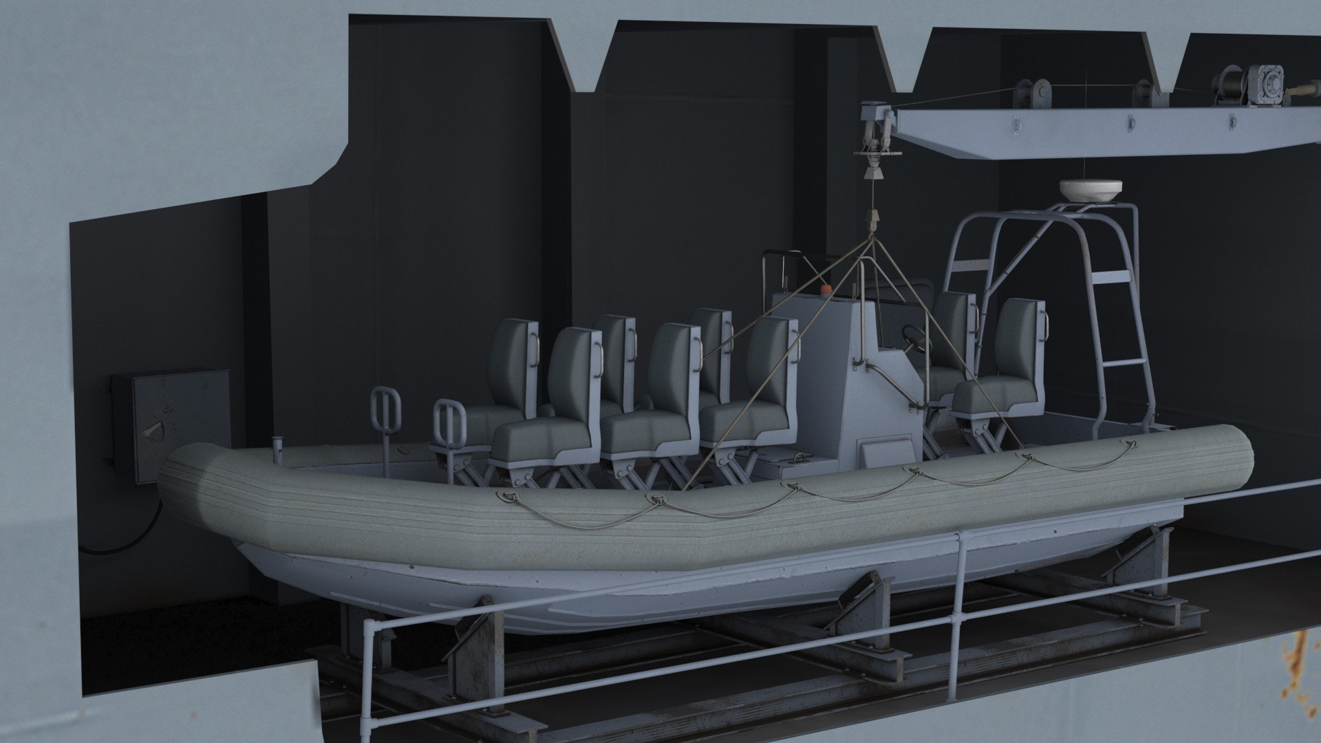 HMAS Adelaide LHD model - TurboSquid 1732890