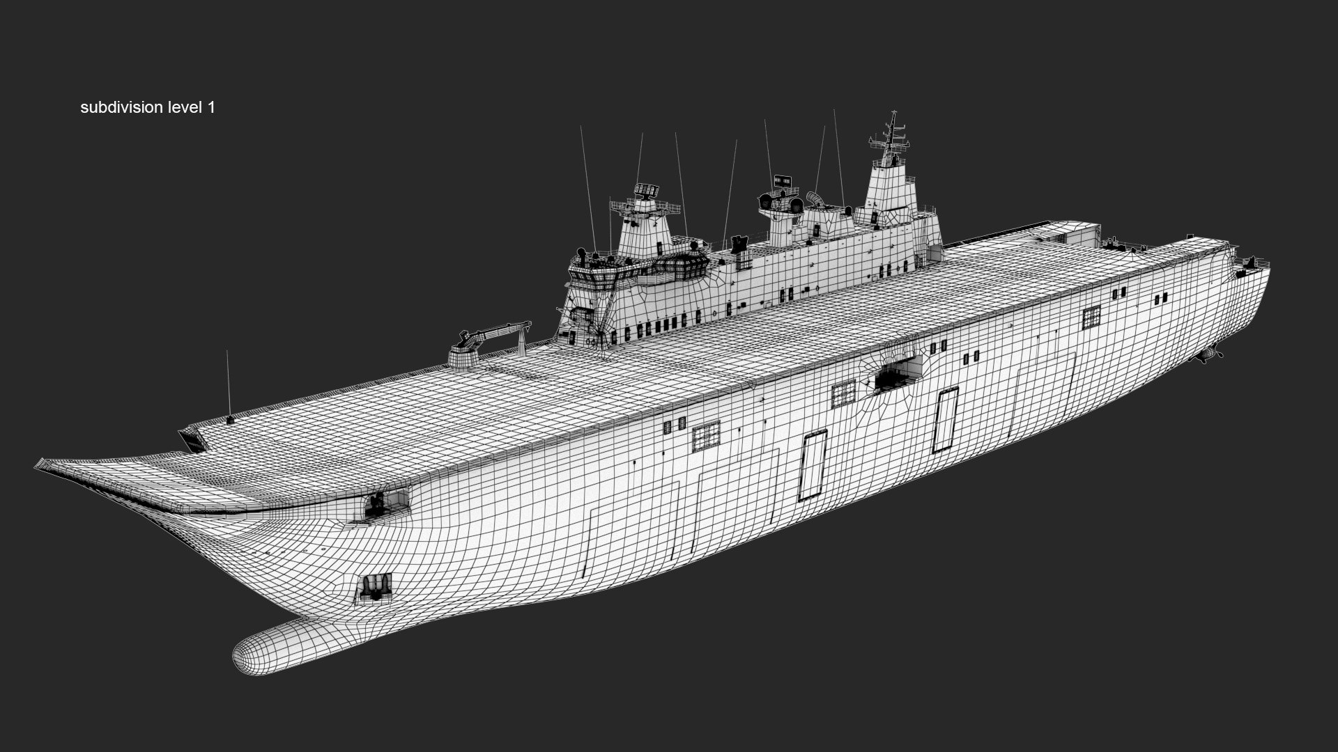 HMAS Adelaide LHD model - TurboSquid 1732890