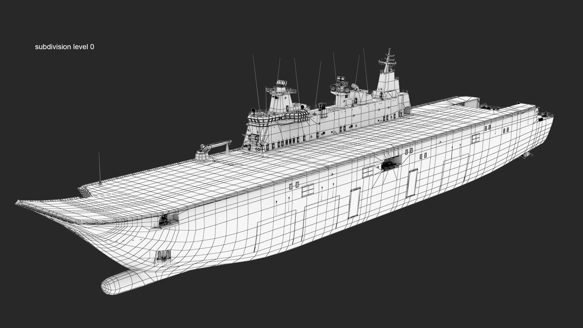 HMAS Adelaide LHD model - TurboSquid 1732890