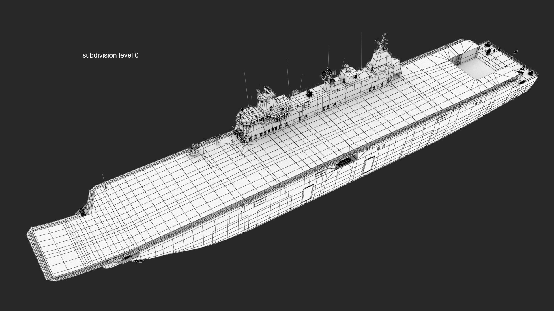 HMAS Adelaide LHD model - TurboSquid 1732890