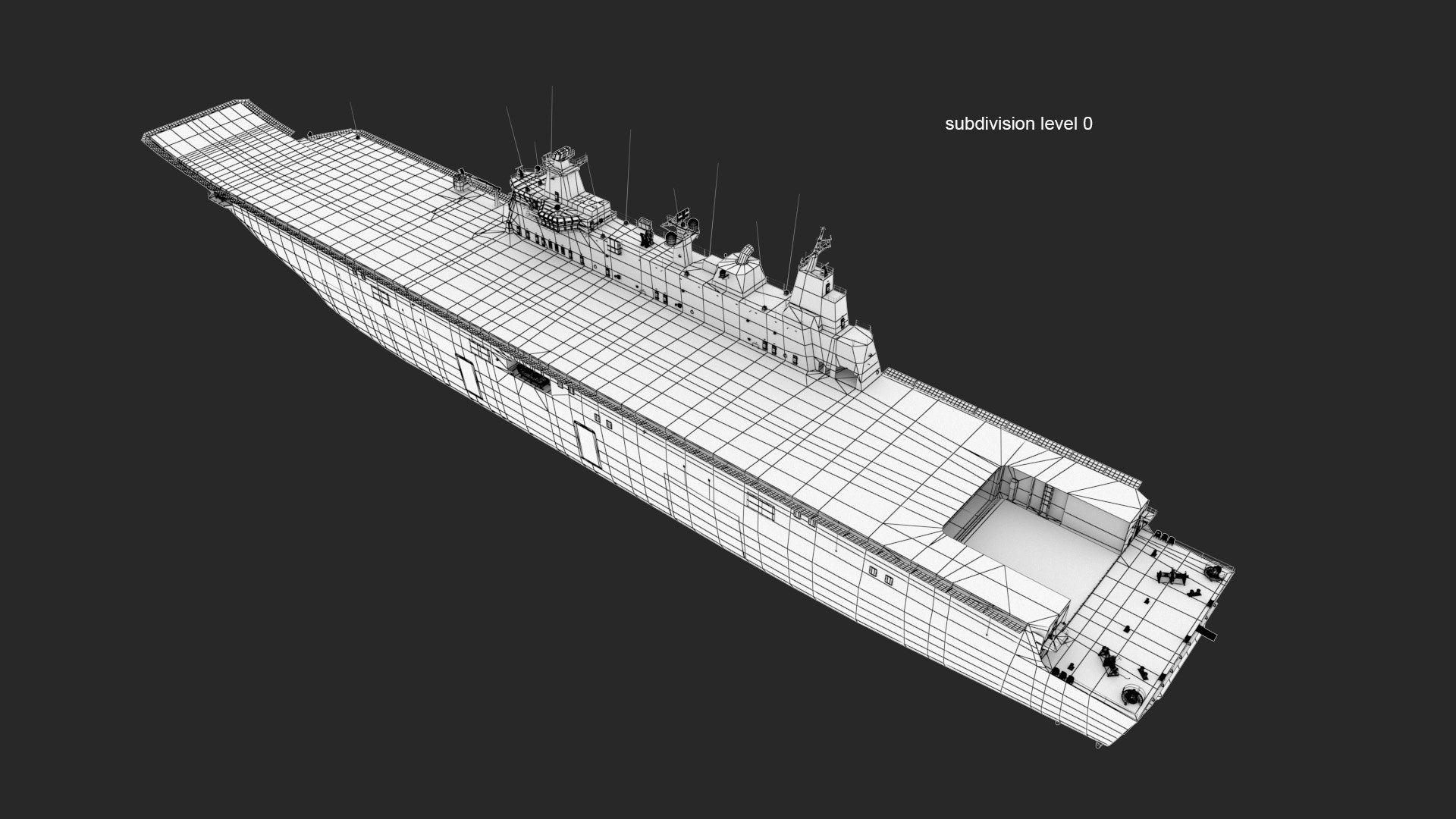 HMAS Adelaide LHD model - TurboSquid 1732890