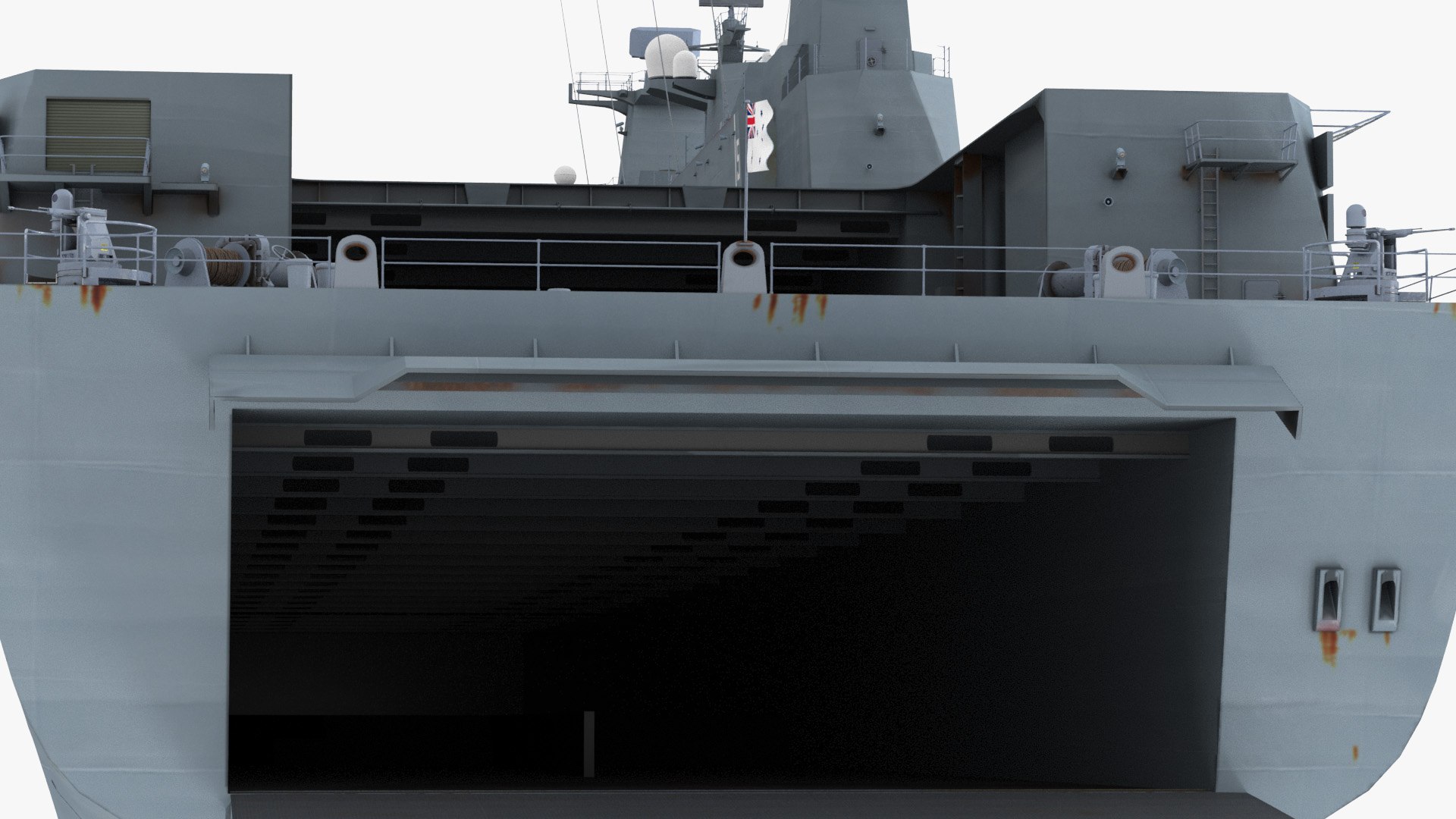 HMAS Adelaide LHD model - TurboSquid 1732890