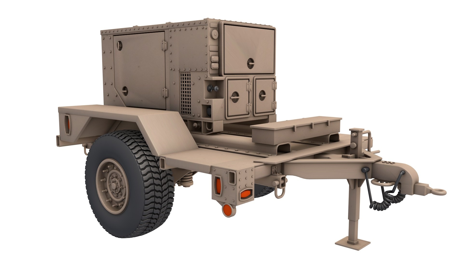 Military Generator MEP 803A 3D Model - TurboSquid 2436111