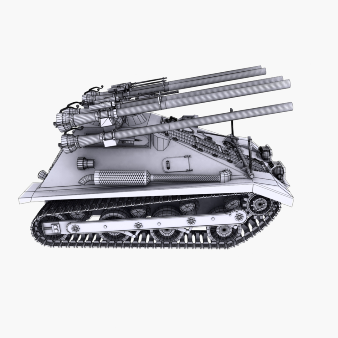 3d Model M50 Ontos Tank