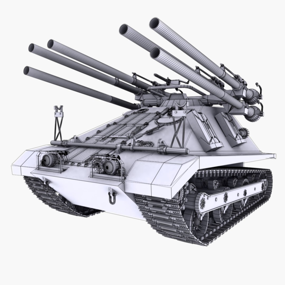 3d Model M50 Ontos Tank