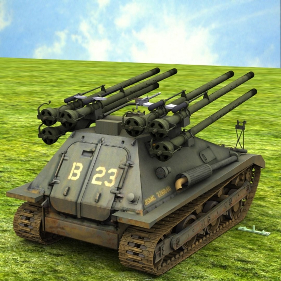 3d Model M50 Ontos Tank