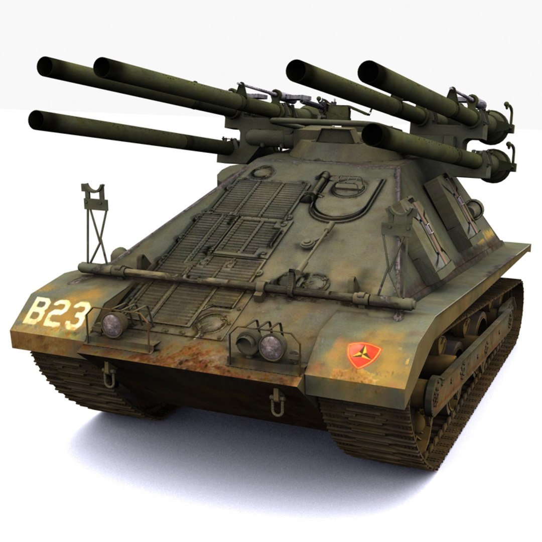 3d Model M50 Ontos Tank