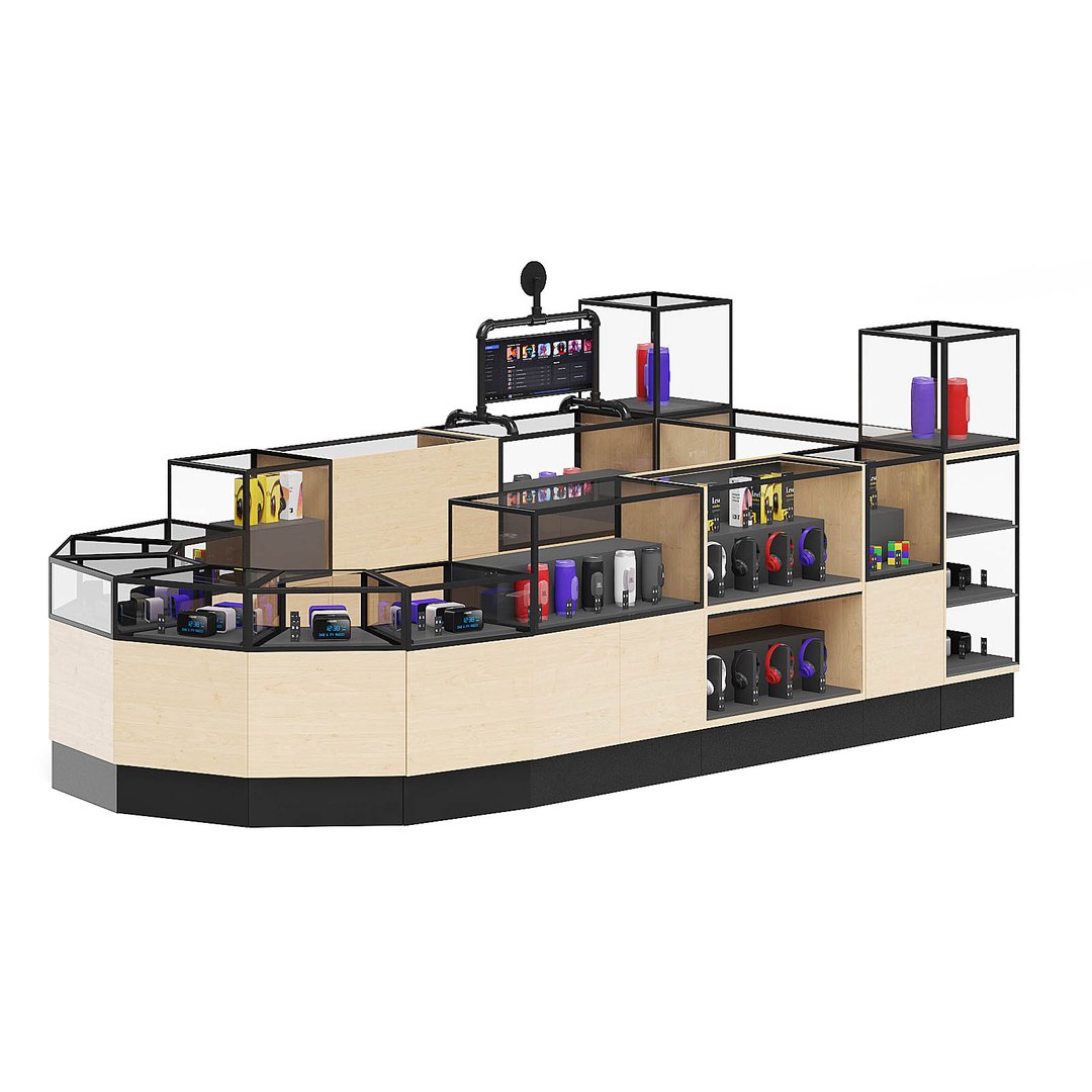 Black Stand 3D - TurboSquid 1442953