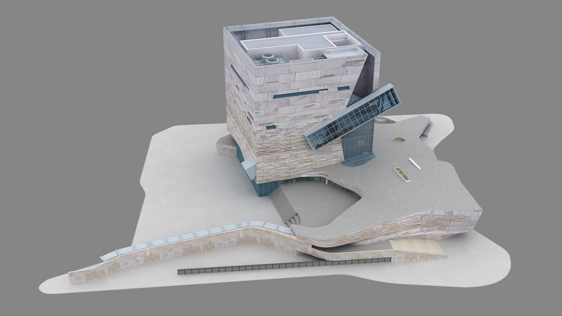 Perot Museum Of Nature And Science 3D Model - TurboSquid 1849483
