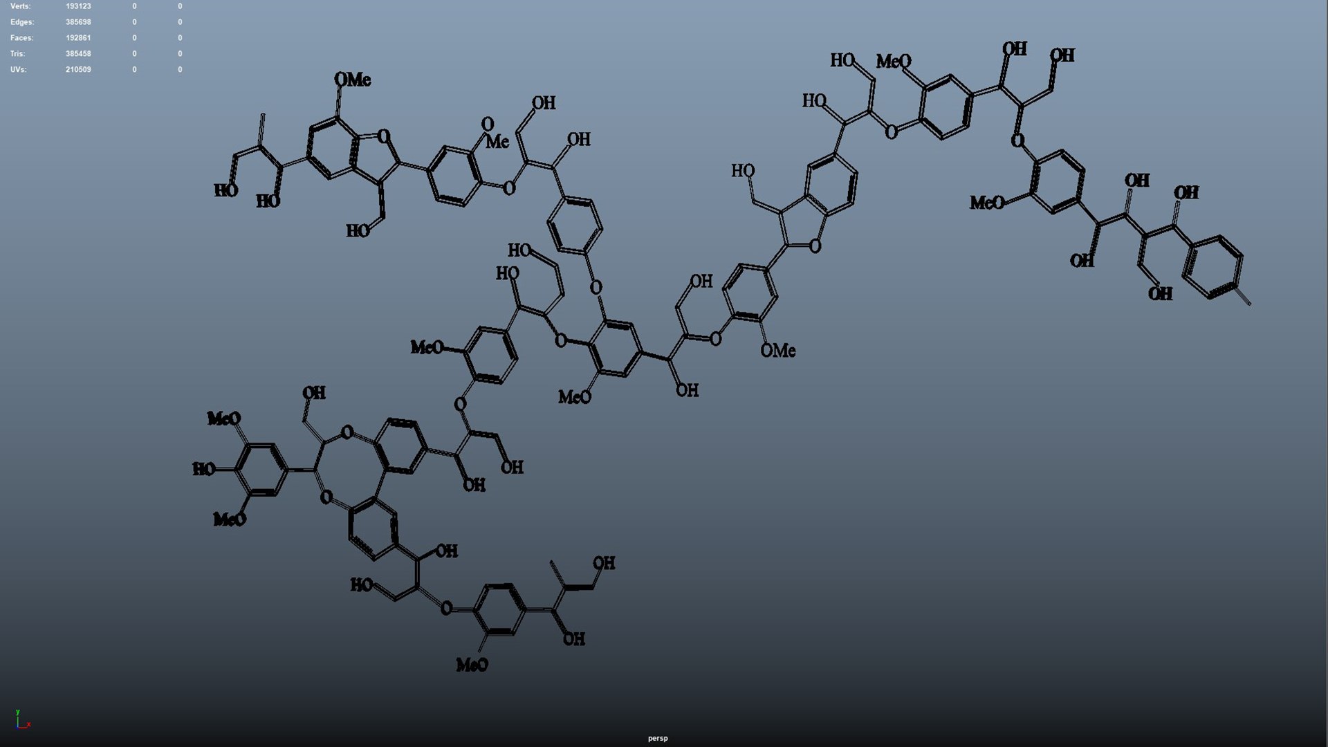 3D Lignin Structure - TurboSquid 2195184