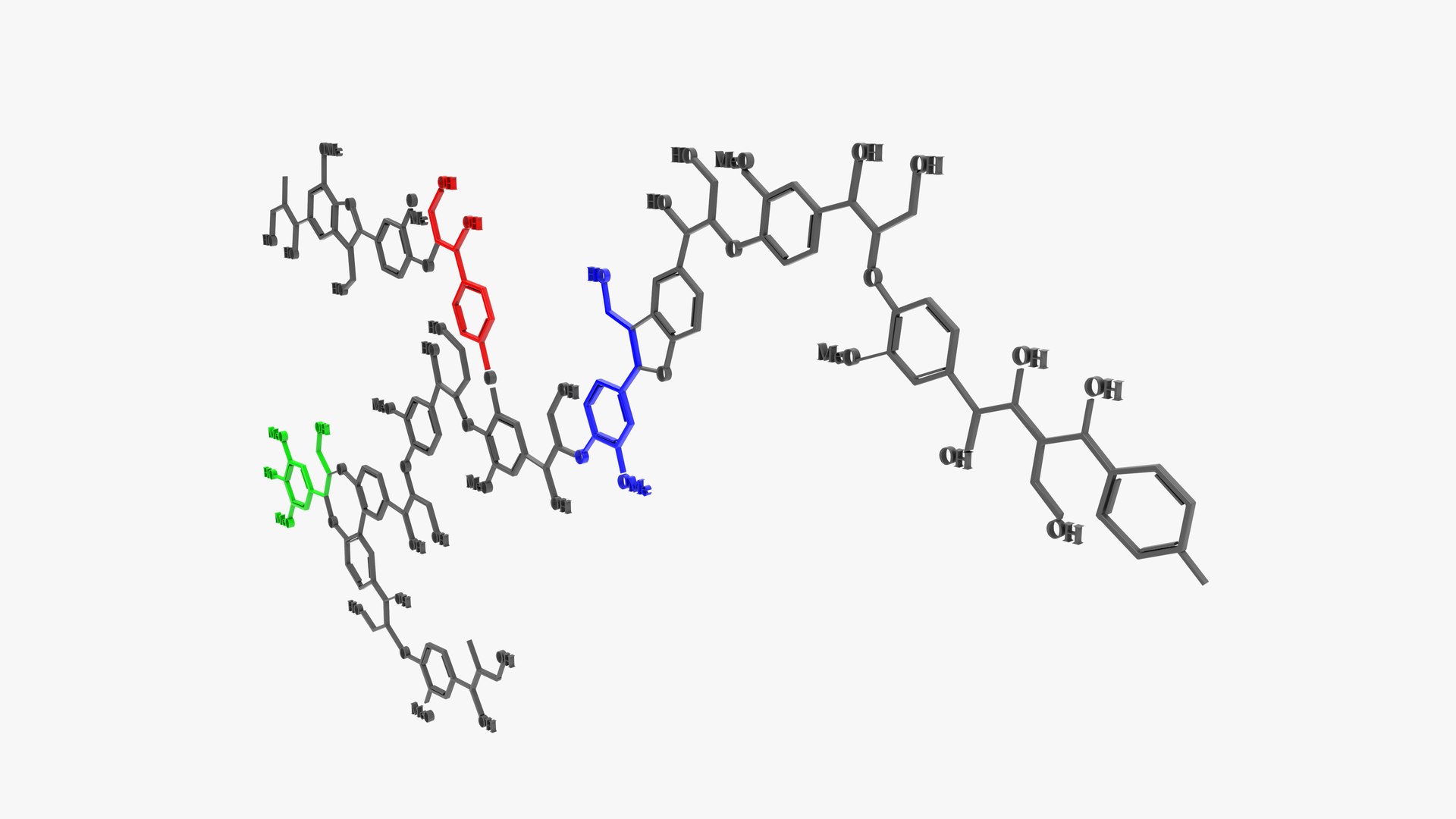 3D Lignin Structure - TurboSquid 2195184