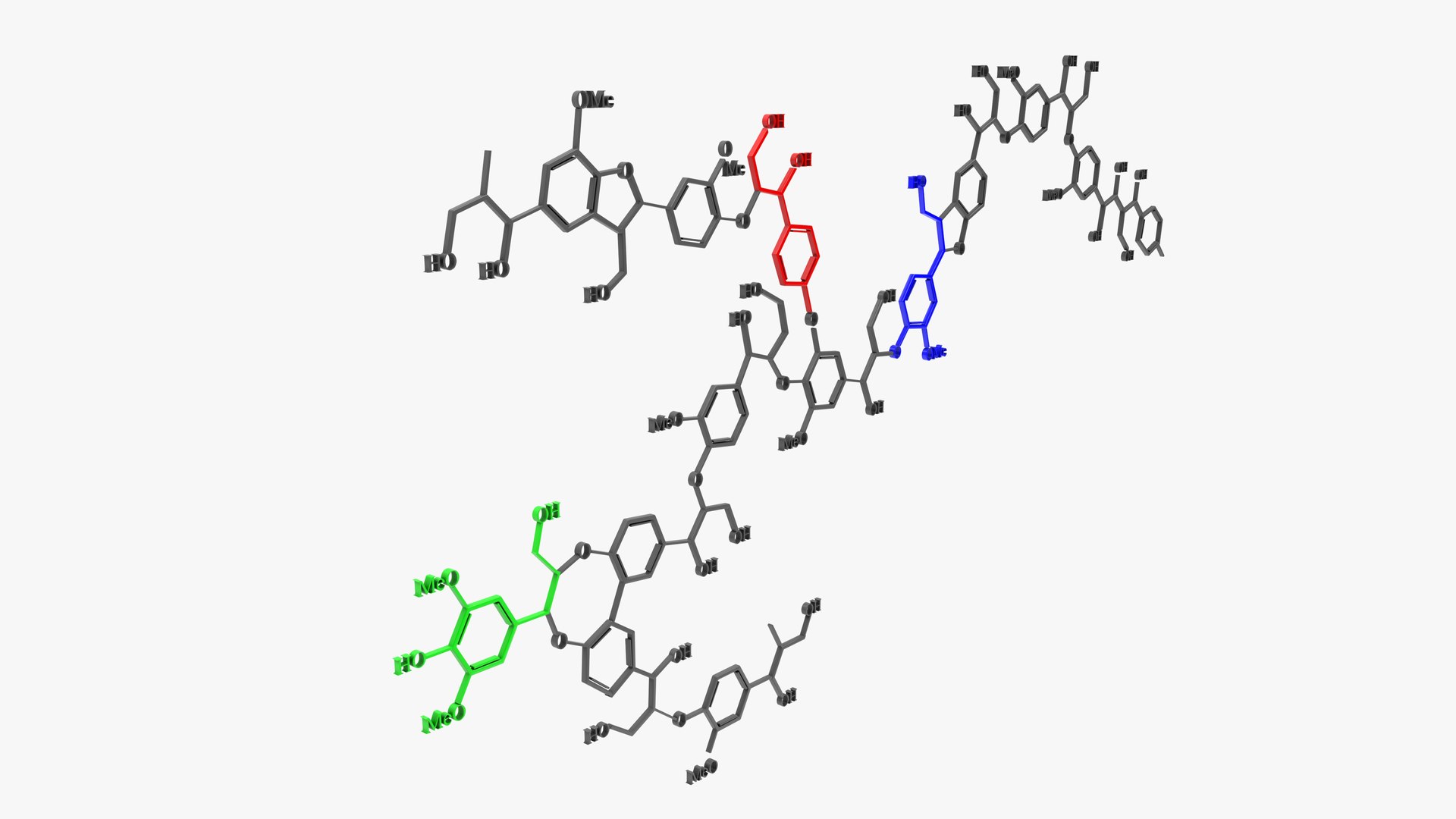 3D Lignin Structure - TurboSquid 2195184