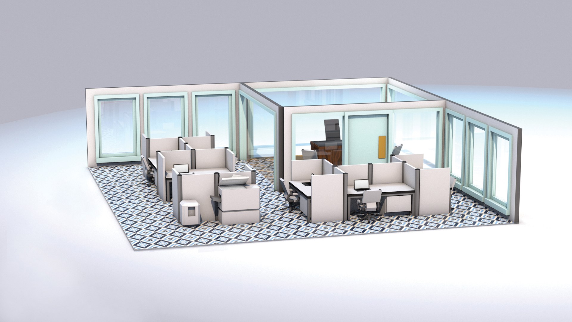 Office3D模型 - TurboSquid 2072620