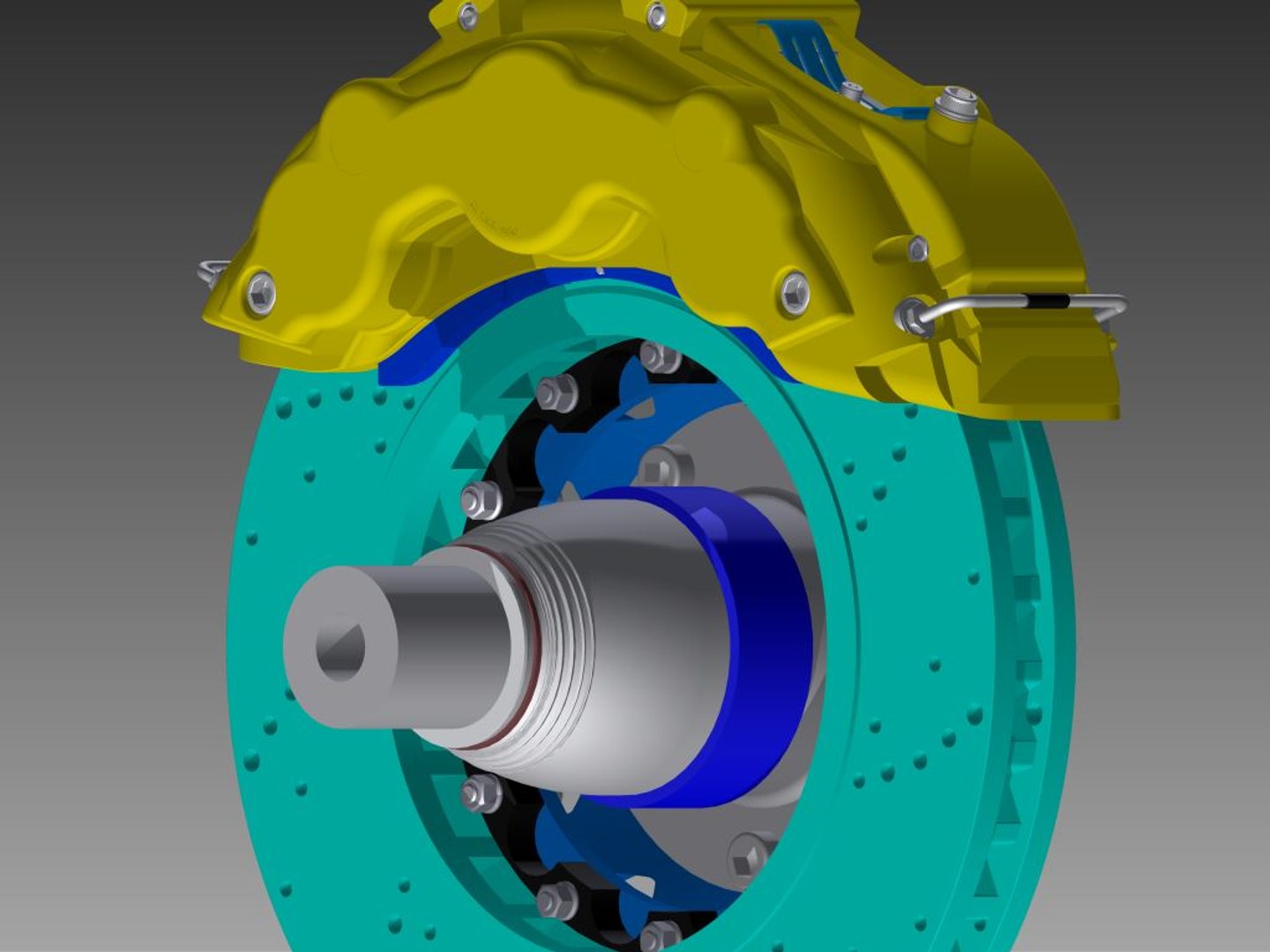 Car brake 3D model - TurboSquid 1306655