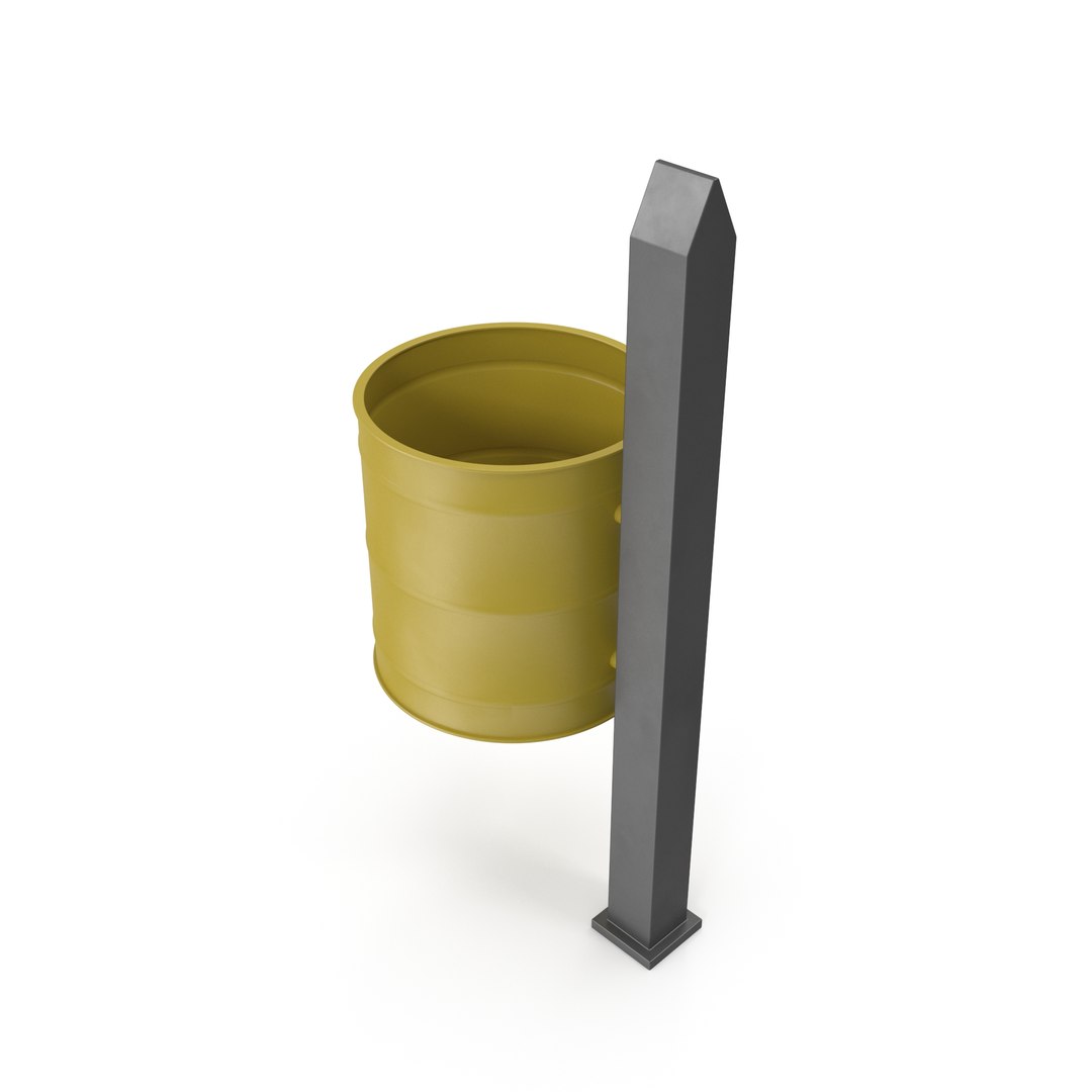 Trash Can 3D - TurboSquid 1944949