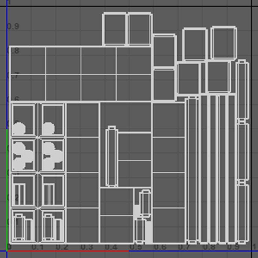 3D Medieval Wall Cabinet 01 Model - TurboSquid 2320553