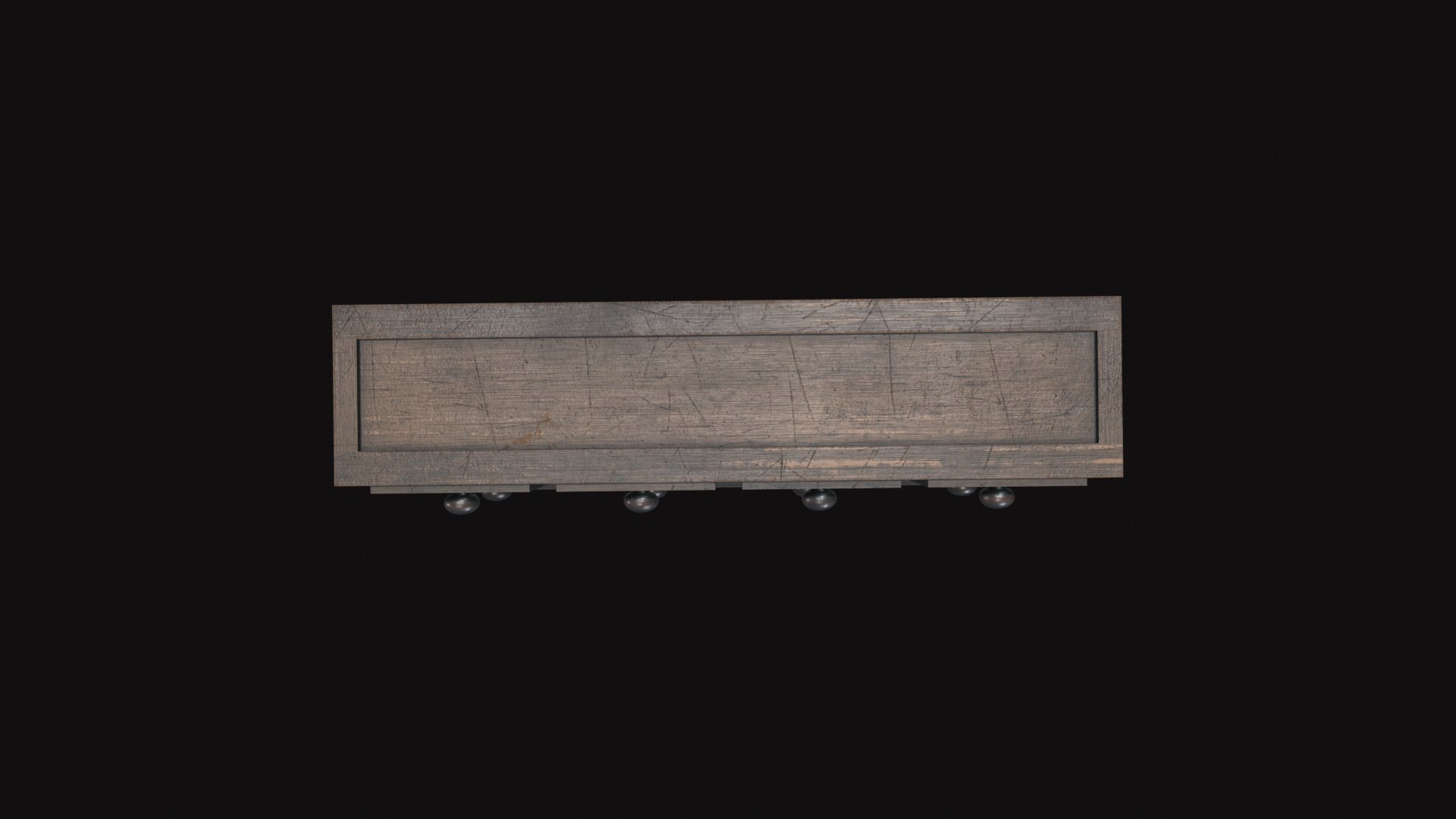 3D Medieval Wall Cabinet 01 Model - TurboSquid 2320553