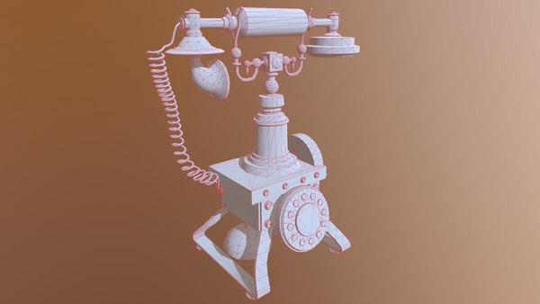 3D phone old vintage model - TurboSquid 1683806