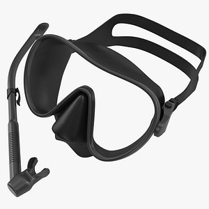 3d scuba mask 3 generic model