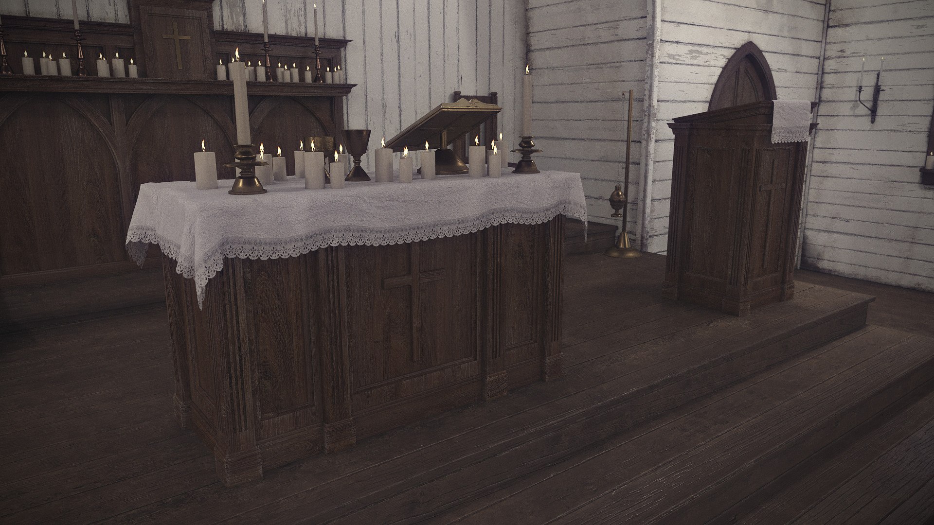 Church Interior 8K PBR Texture 3D Model - TurboSquid 1903281