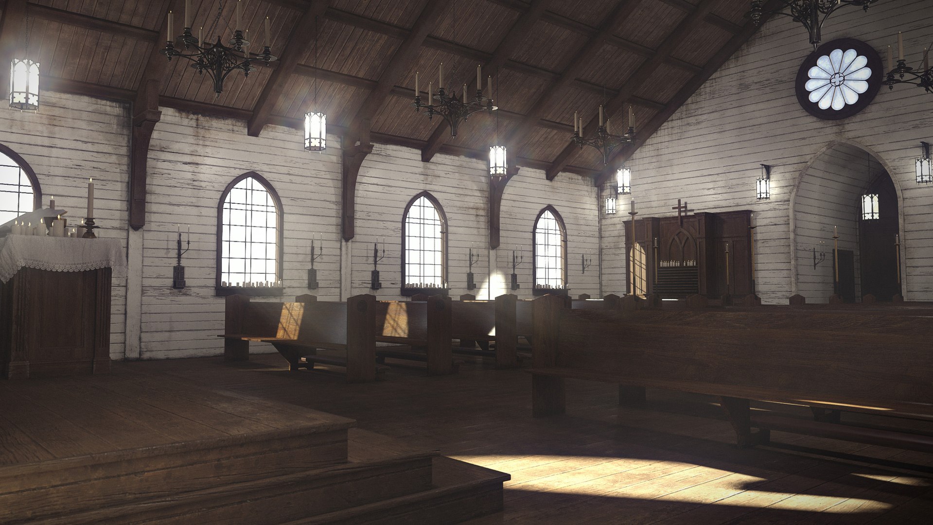 Church Interior 8K PBR Texture 3D Model - TurboSquid 1903281